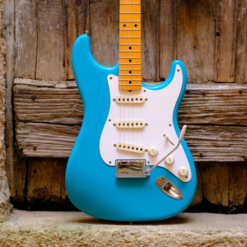 1956 FENDER STRAT LTD TAOS TURQUOISE - Fandango Guitars
