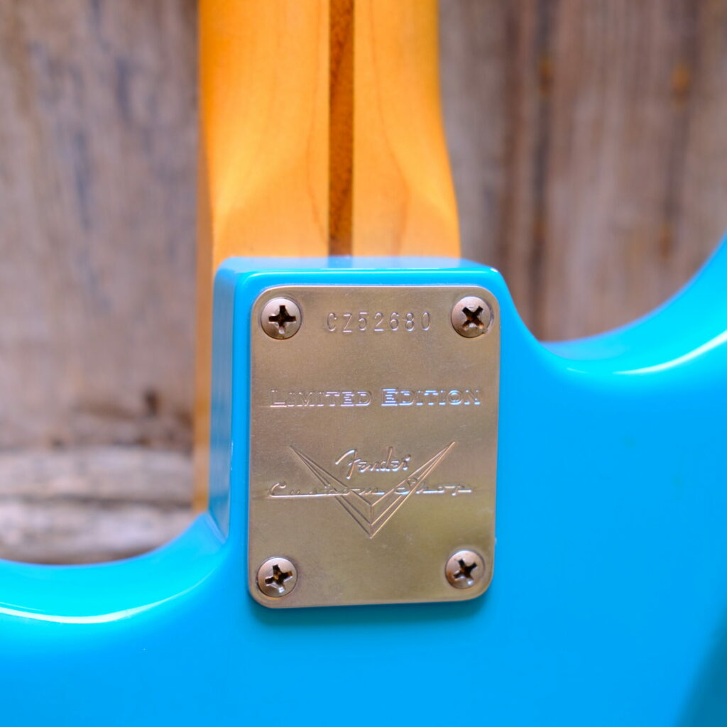 1956 FENDER STRAT LTD TAOS TURQUOISE - Fandango Guitars