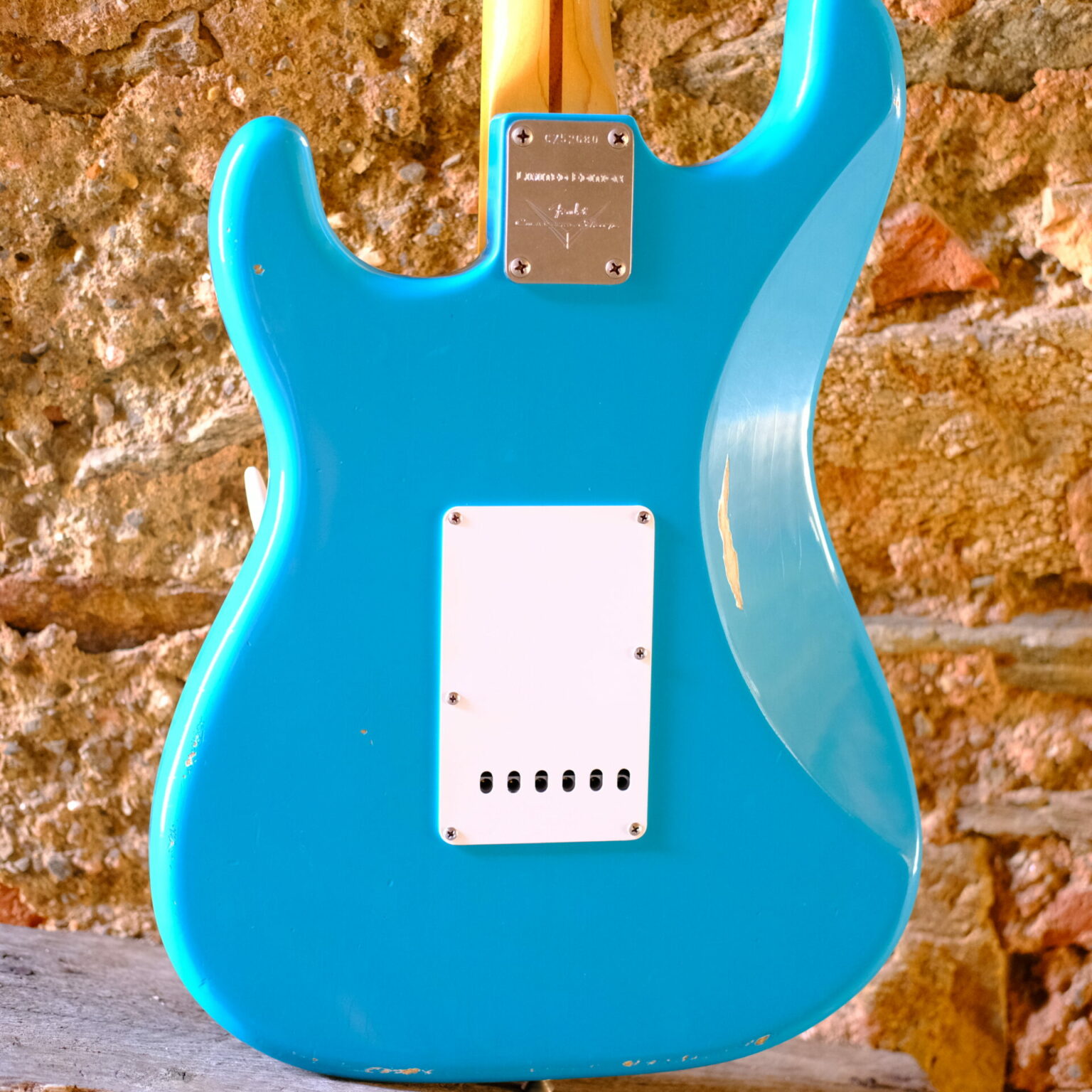 1956 FENDER STRAT LTD TAOS TURQUOISE - Fandango Guitars