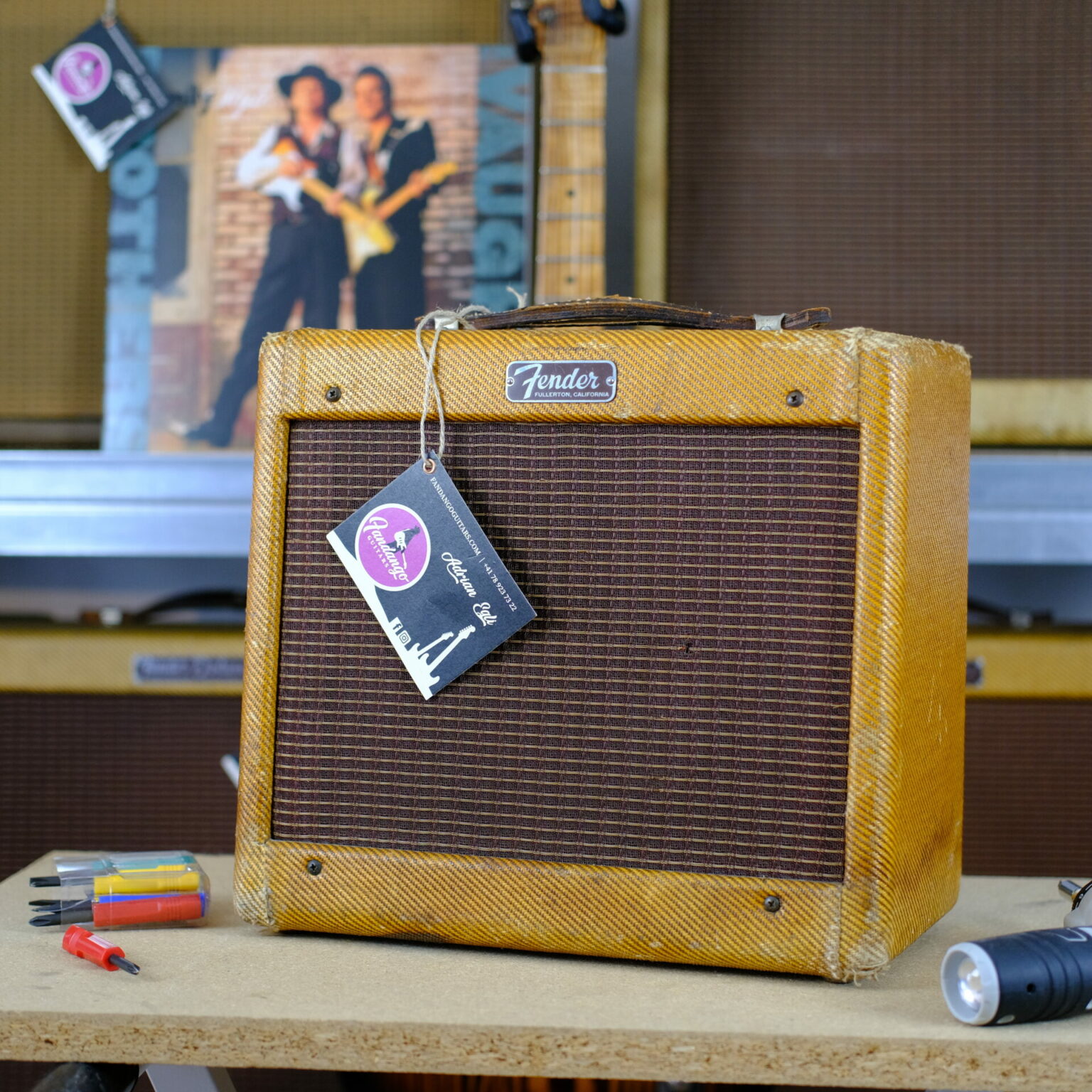 1959 FENDER CHAMP 5F1 TWEED - Fandango Guitars